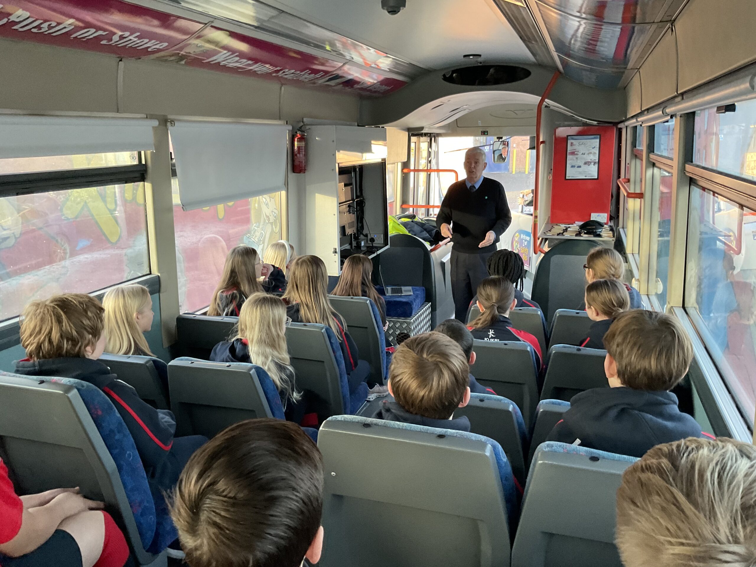 Translink Safety Bus Visit - Wellington College Belfast